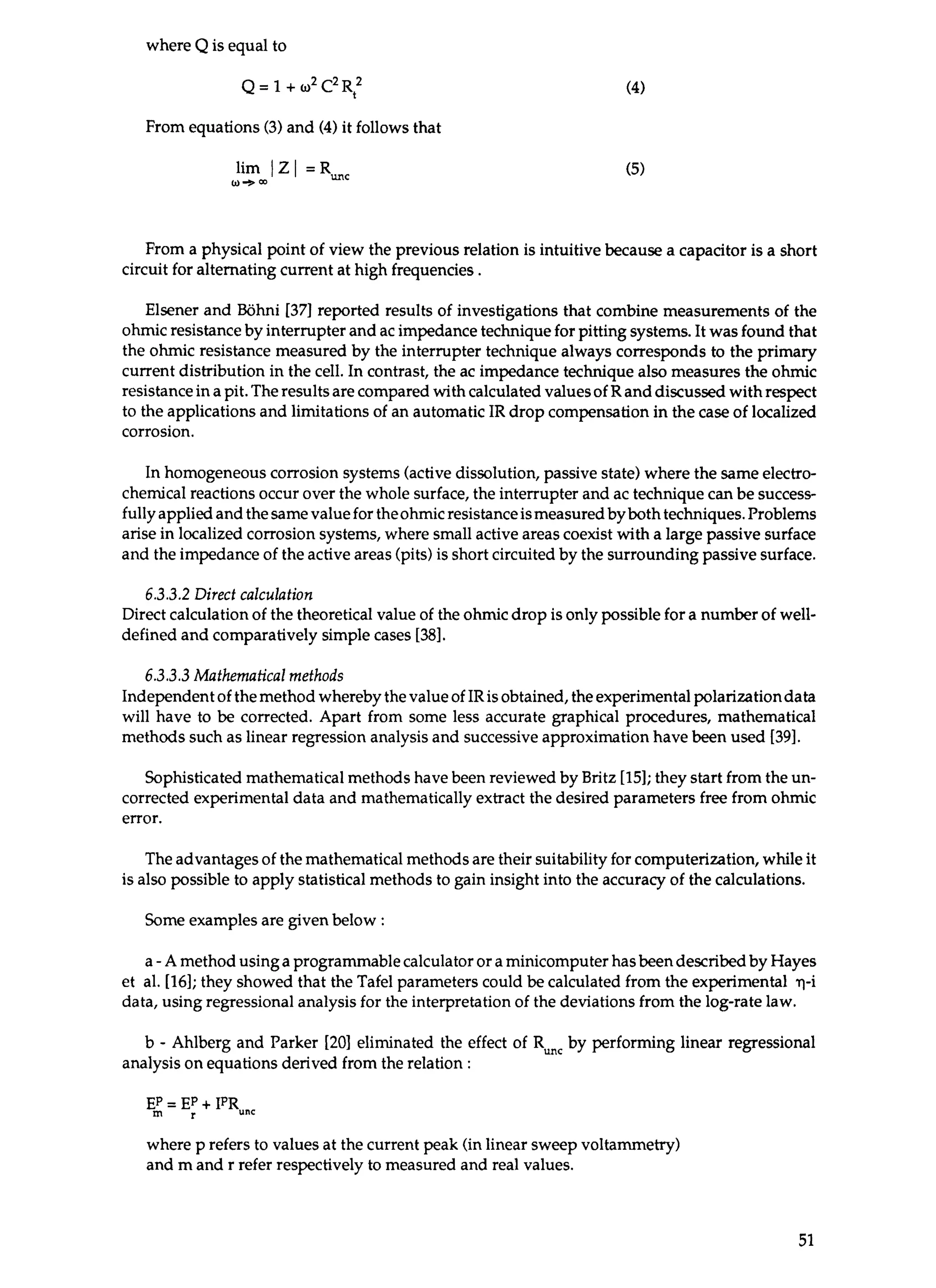 (Efc 4) european federation of corrosion guidelines on electrochemical ...