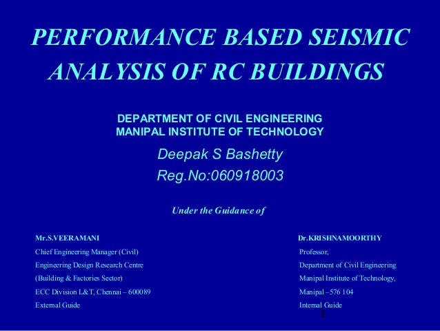 Performance Based Design Presentation By Deepak Bashetty