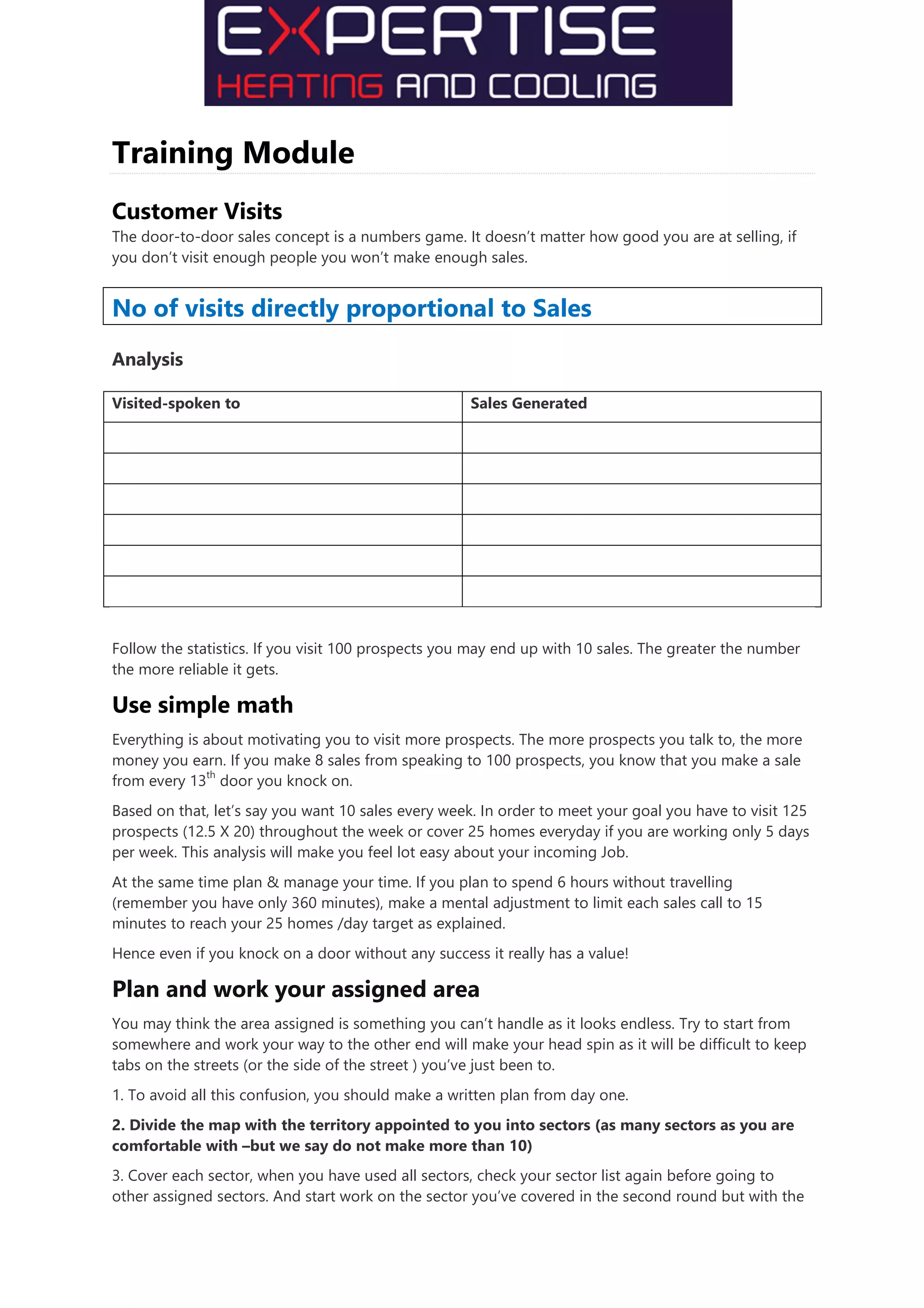 Training Module | PDF | Sales | Business