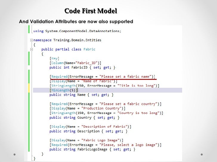 Ef Code First