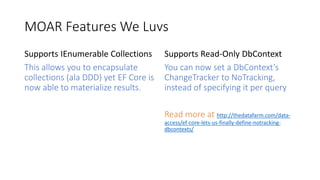 A Tour of EF Core's (1.1) Most Interesting & Important Features | PPTX