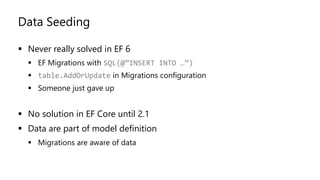 Tomáš Herceg "Entity Framework Core 2.1 – what’s new?" | PDF