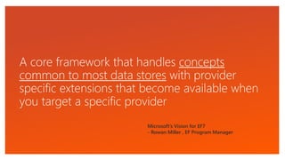 Entity Framework Core 1.0 | PPT