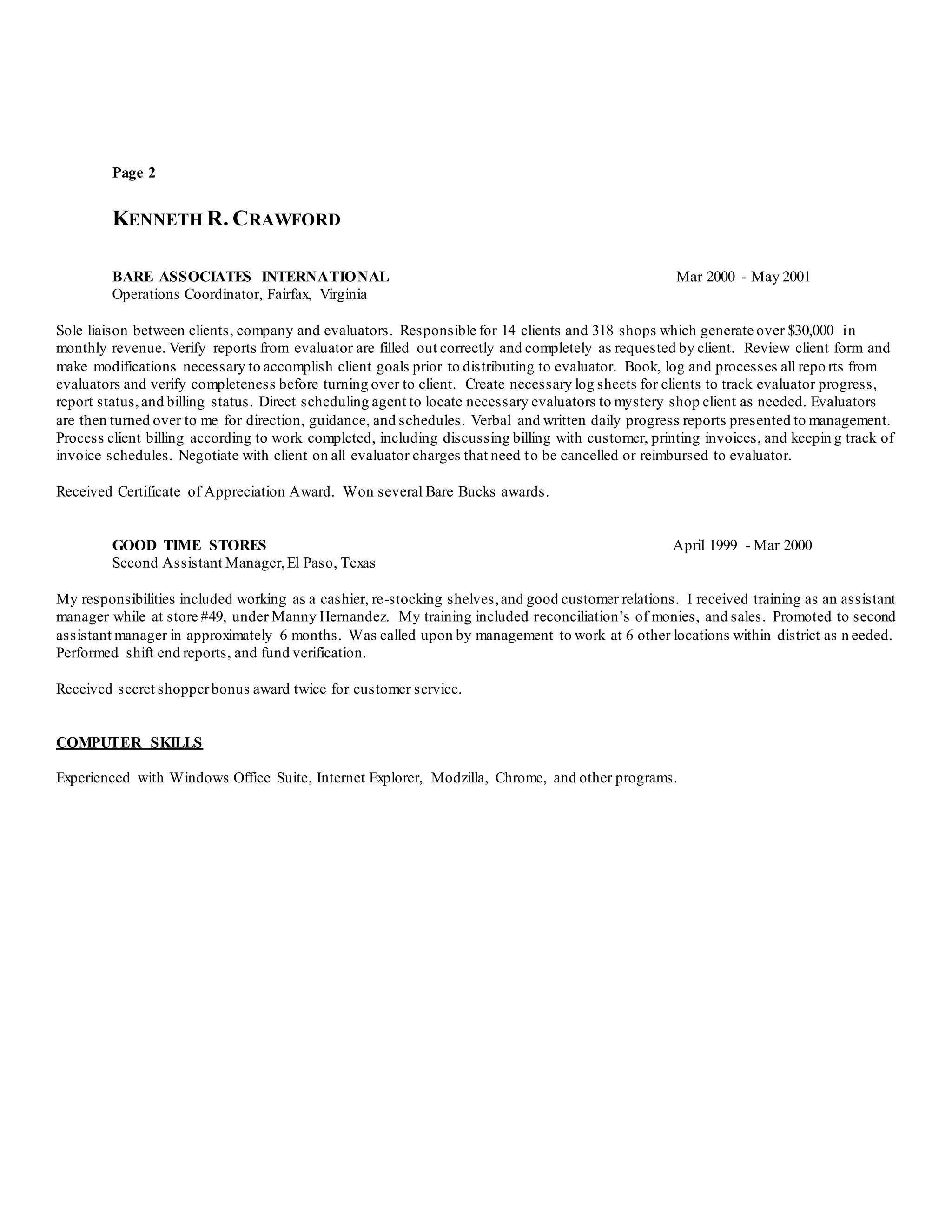 Resume_Ken_Crawford_2015 | PDF