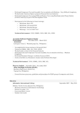 Kim Estrada resume | DOCX