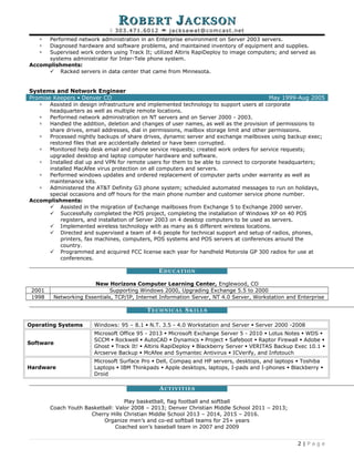 IT Resume 2017 | PDF