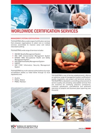 TUV AUSTRIA-Brochure | PDF