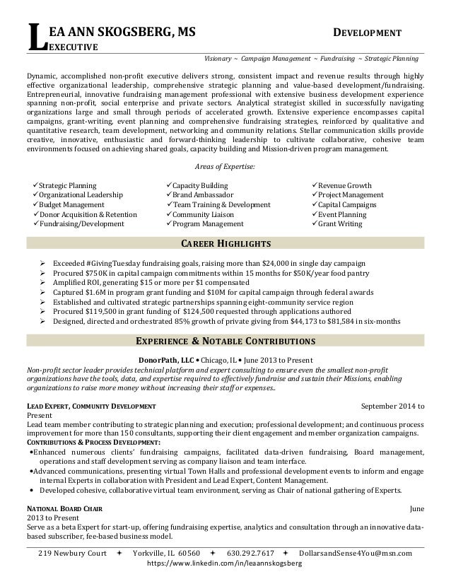 Lea Ann Skogsberg Resume
