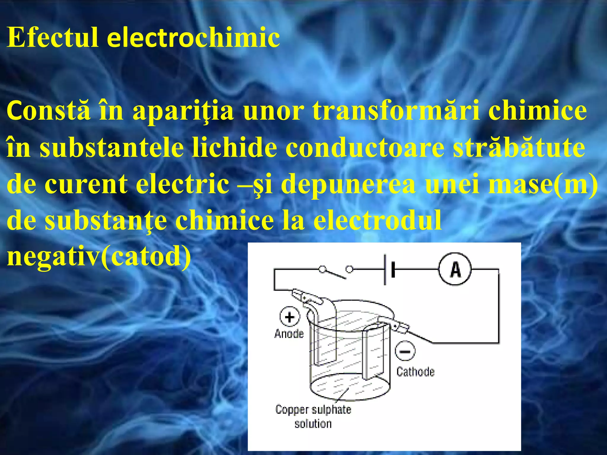 Efectele curentului electric | PPTX