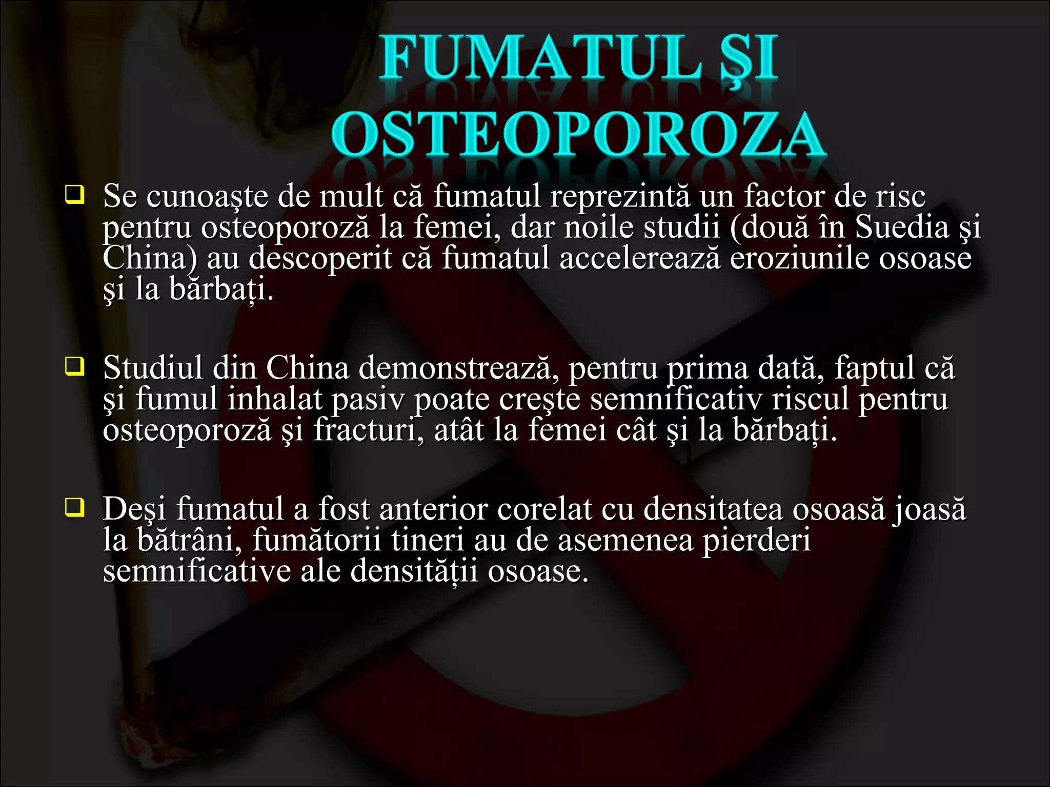 Efectele fumatului Prezentare Powerpoint | PPT