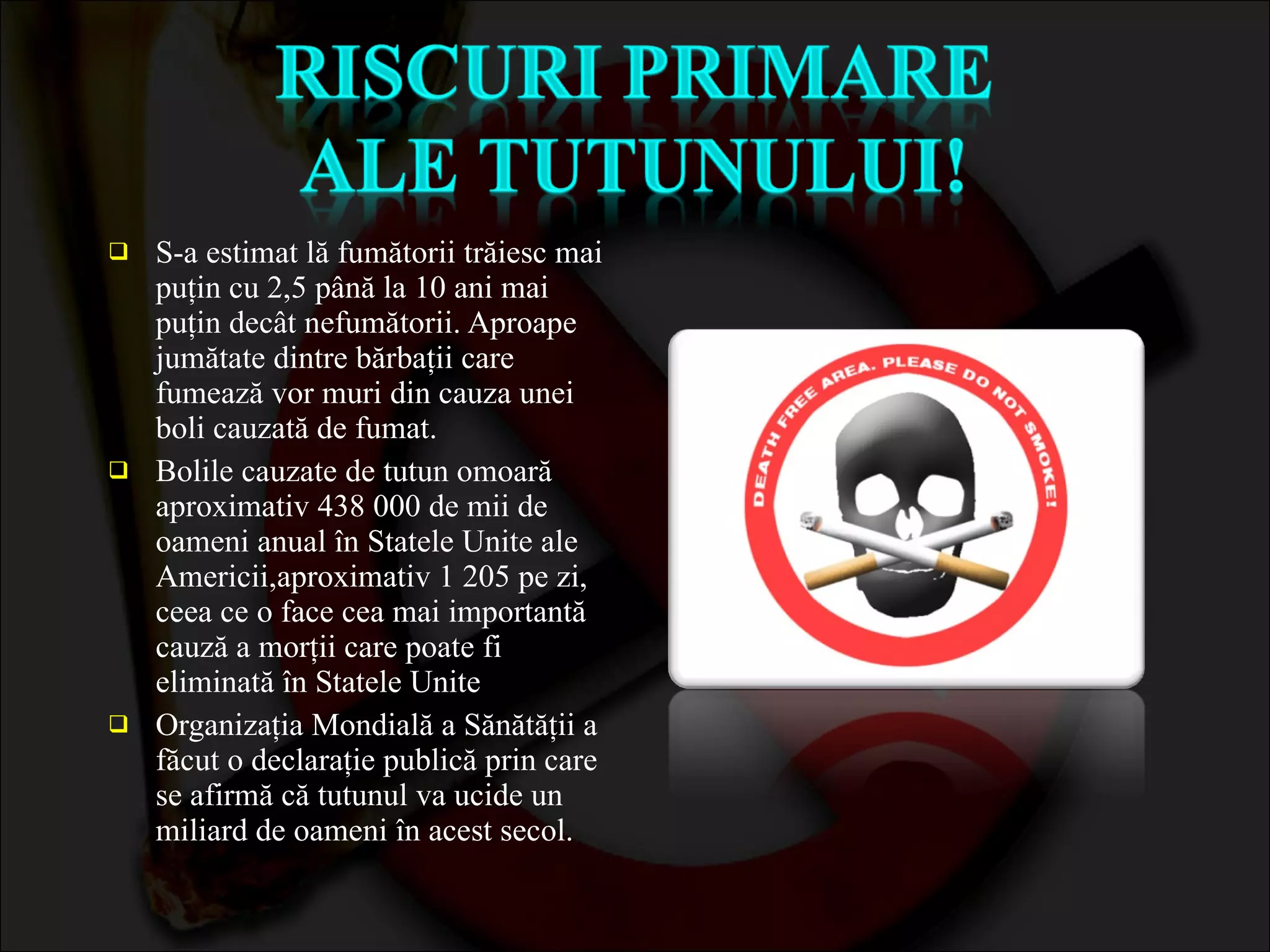Efectele fumatului Prezentare Powerpoint | PPT
