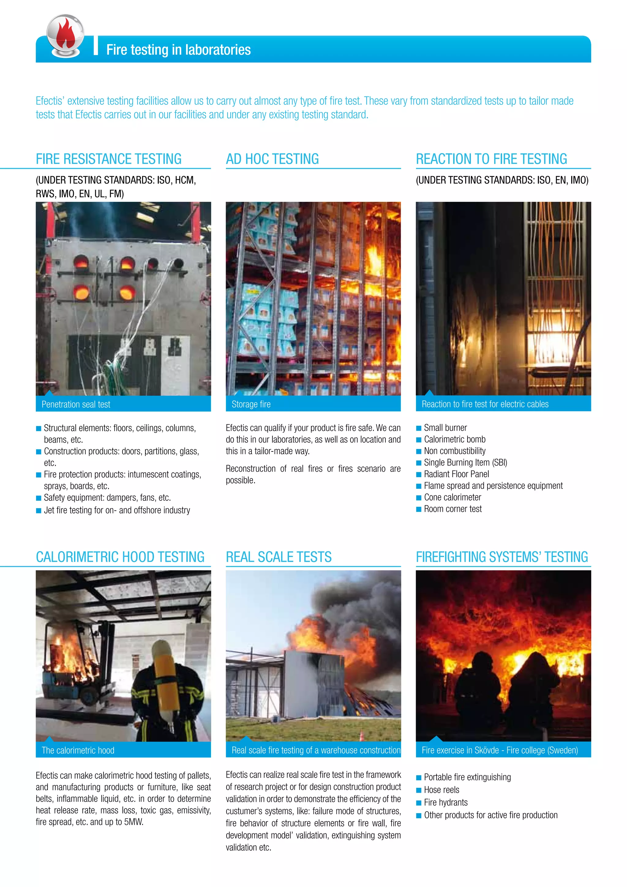 Efectis group brochure 2013 | PDF