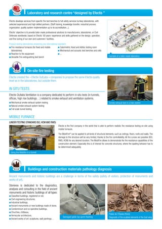 Efectis group brochure 2013 | PDF