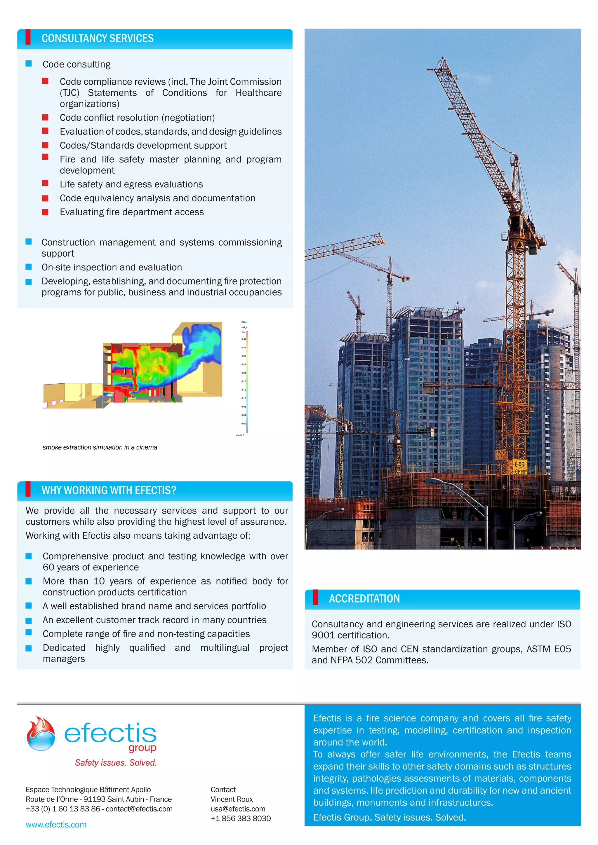 Efectis Group - Fire Protection Engineering solutions | PDF