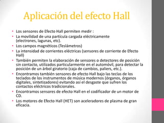 Efecto hall | PPTX