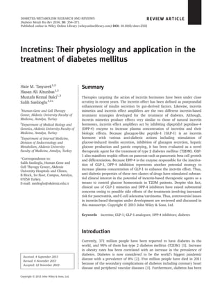 Efecto incretina fisologia | PDF