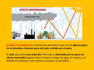 Efecto invernadero | PPTX