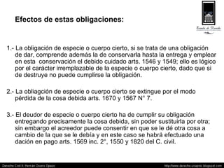 Efectos de la Obligaciones 2 | PPT