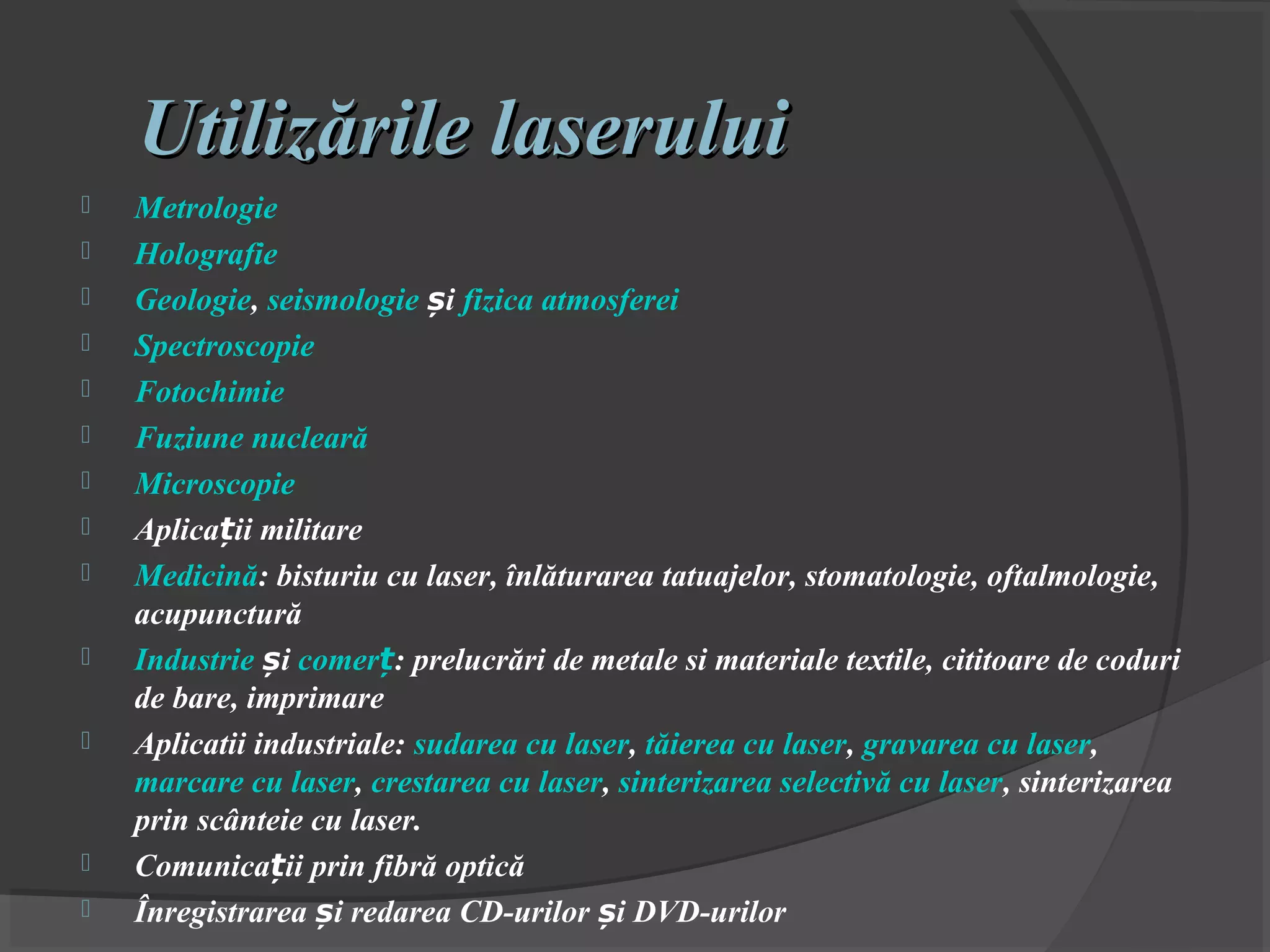 Efectul laser | PPT