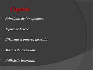 Efectul laser | PPT