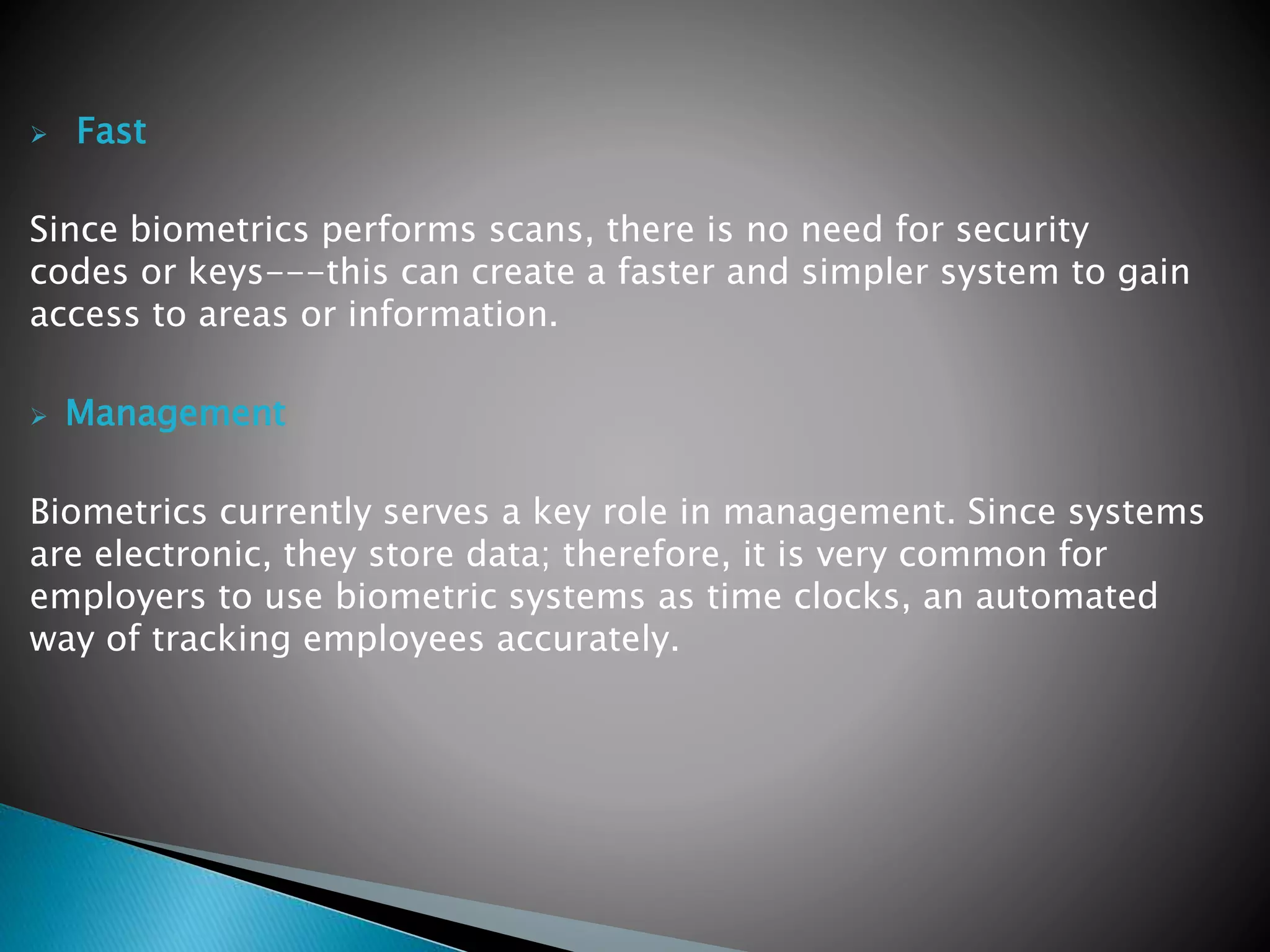 Biometrics Security System | PPTX