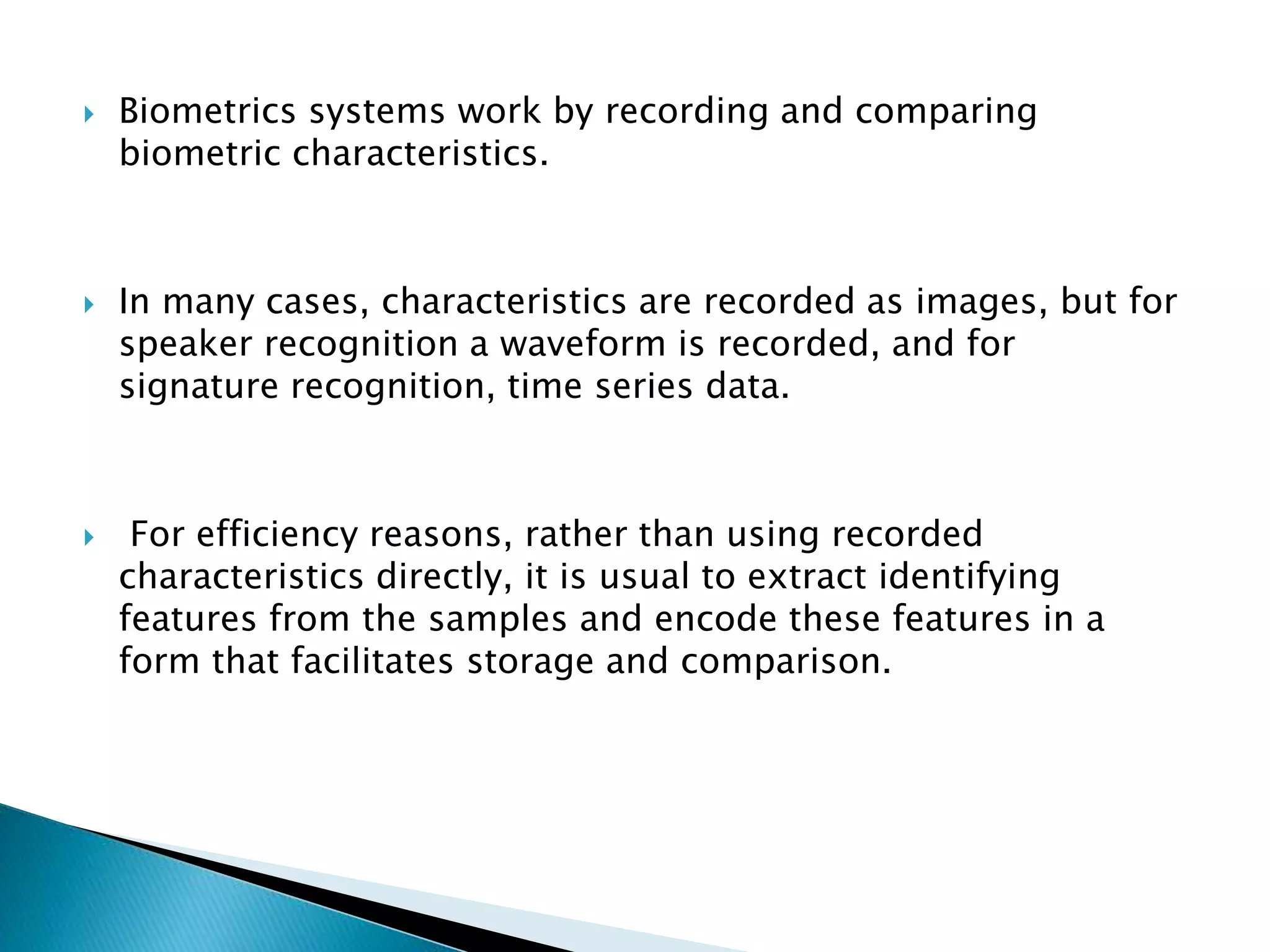 Biometrics Security System | PPTX