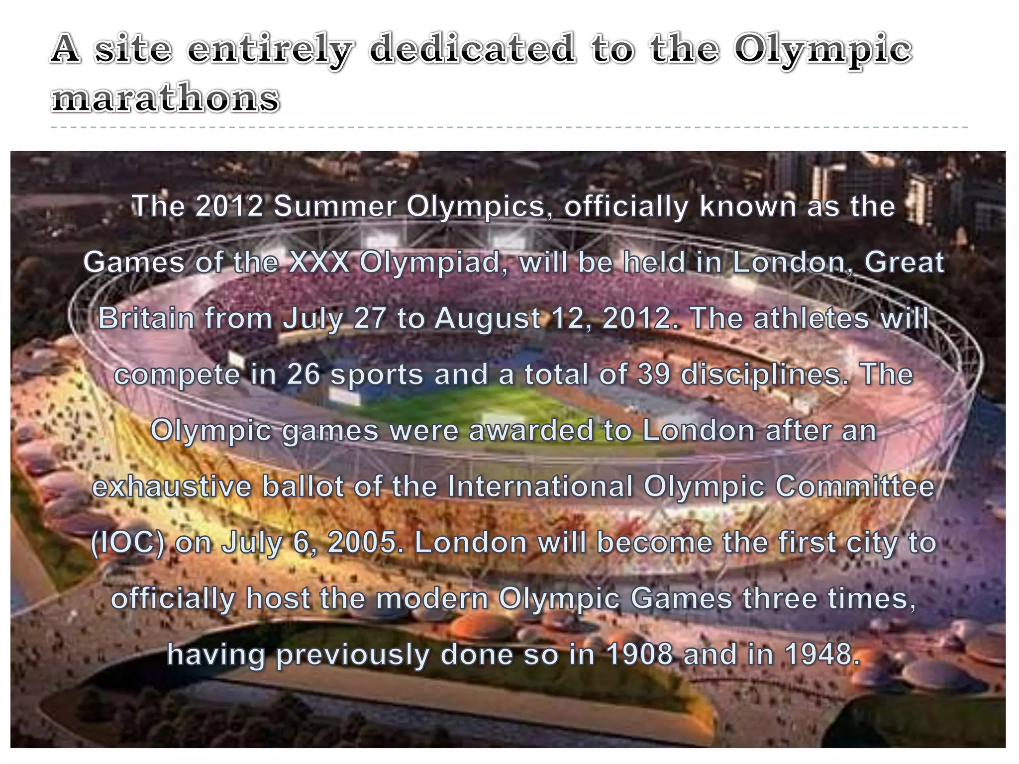 London 2012 Olympic Games | PPTX | Summer Olympic Sports | Olympic Sports