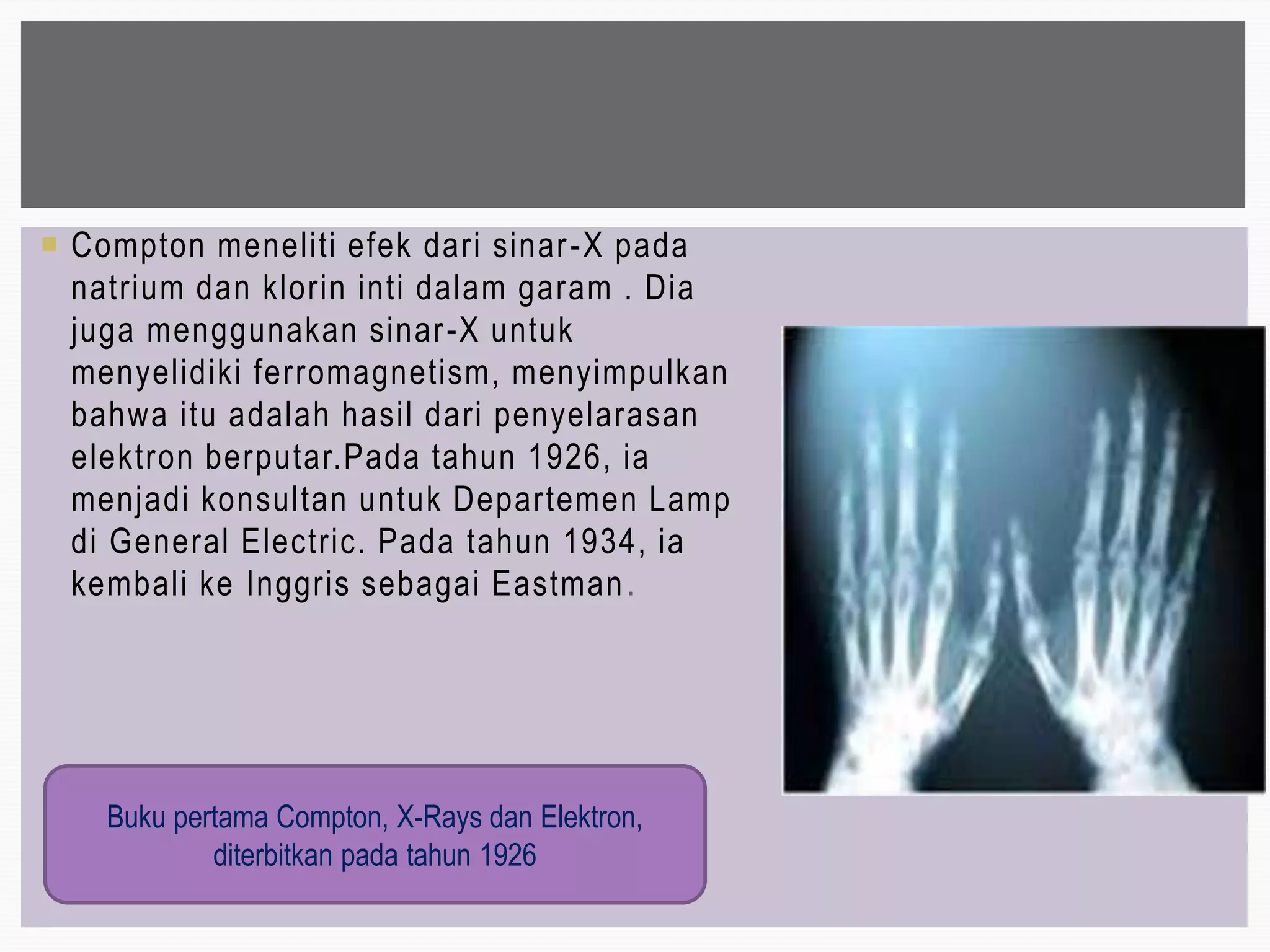 Efek compton | PPTX