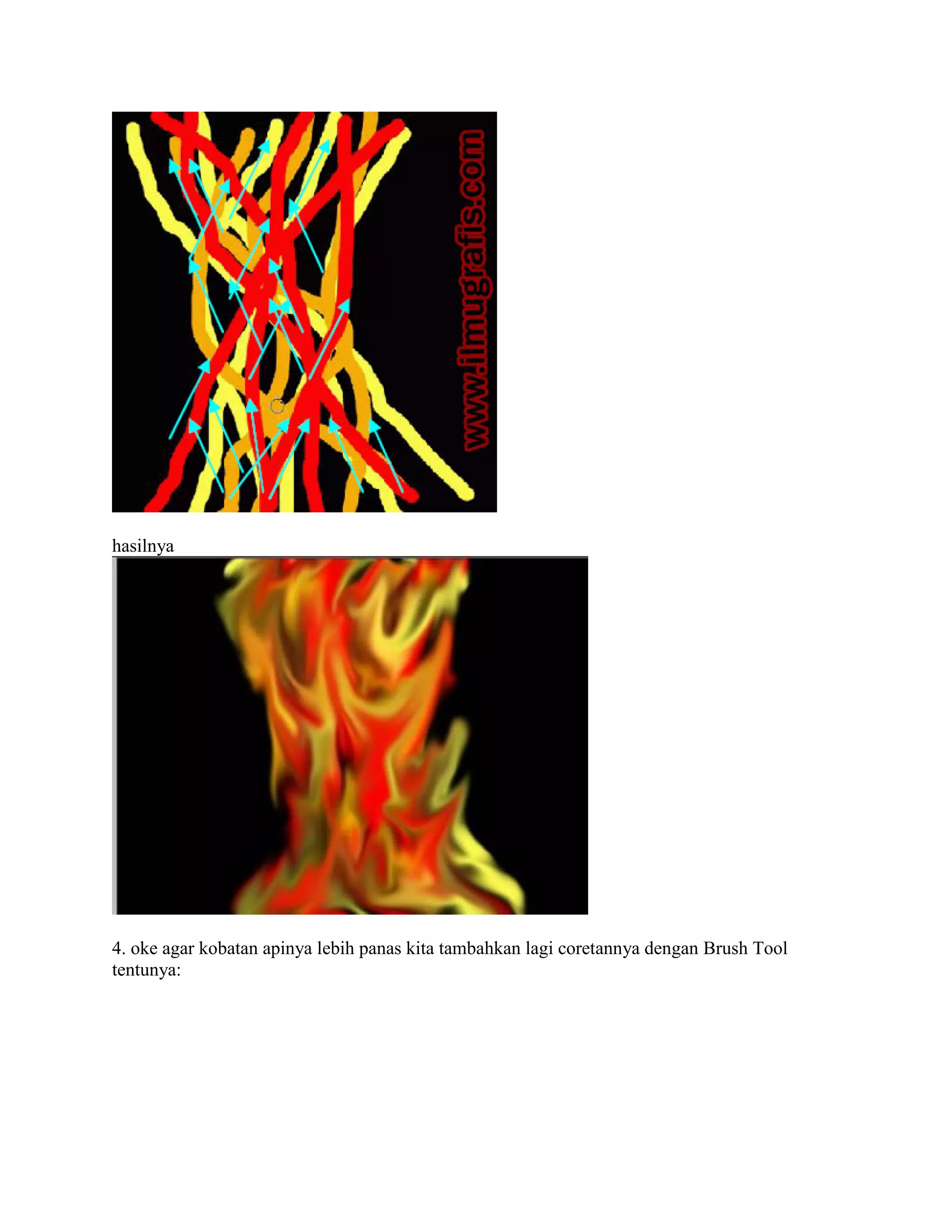 Efek foto kobaran api | PDF