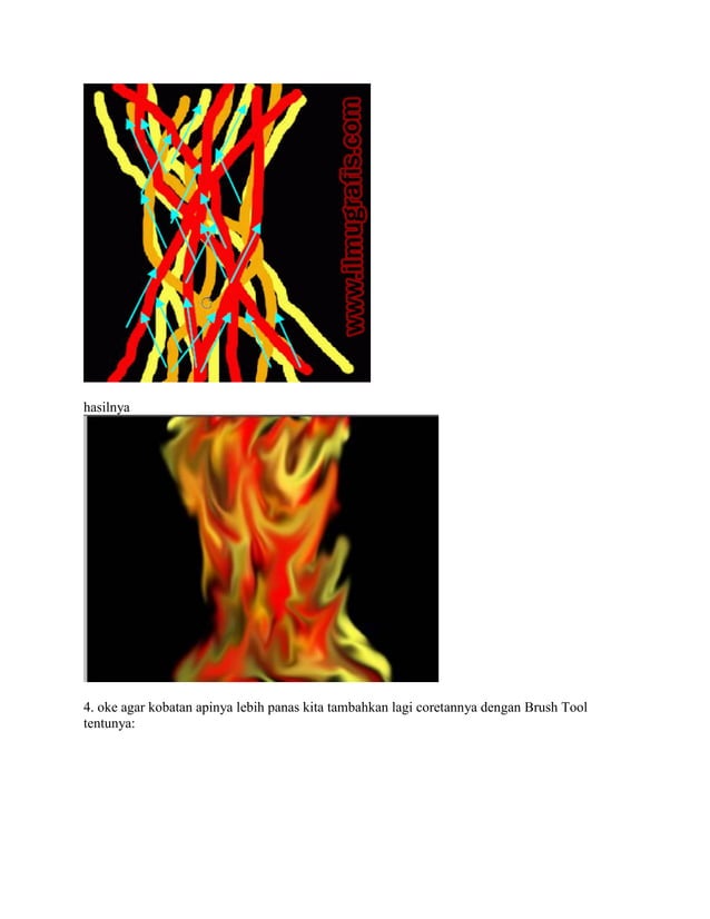 Efek foto kobaran api | PDF