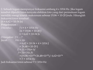 Efek fotolistrik | PPTX