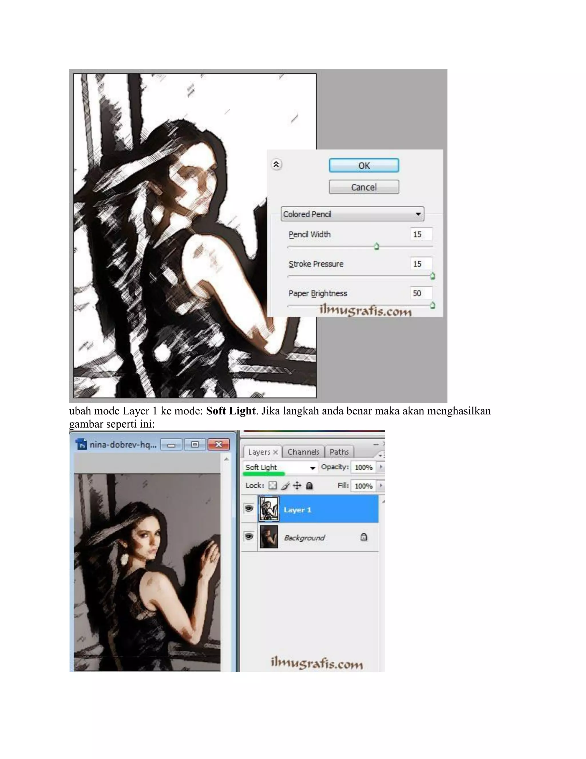 Efek foto sketsa artistik | PDF