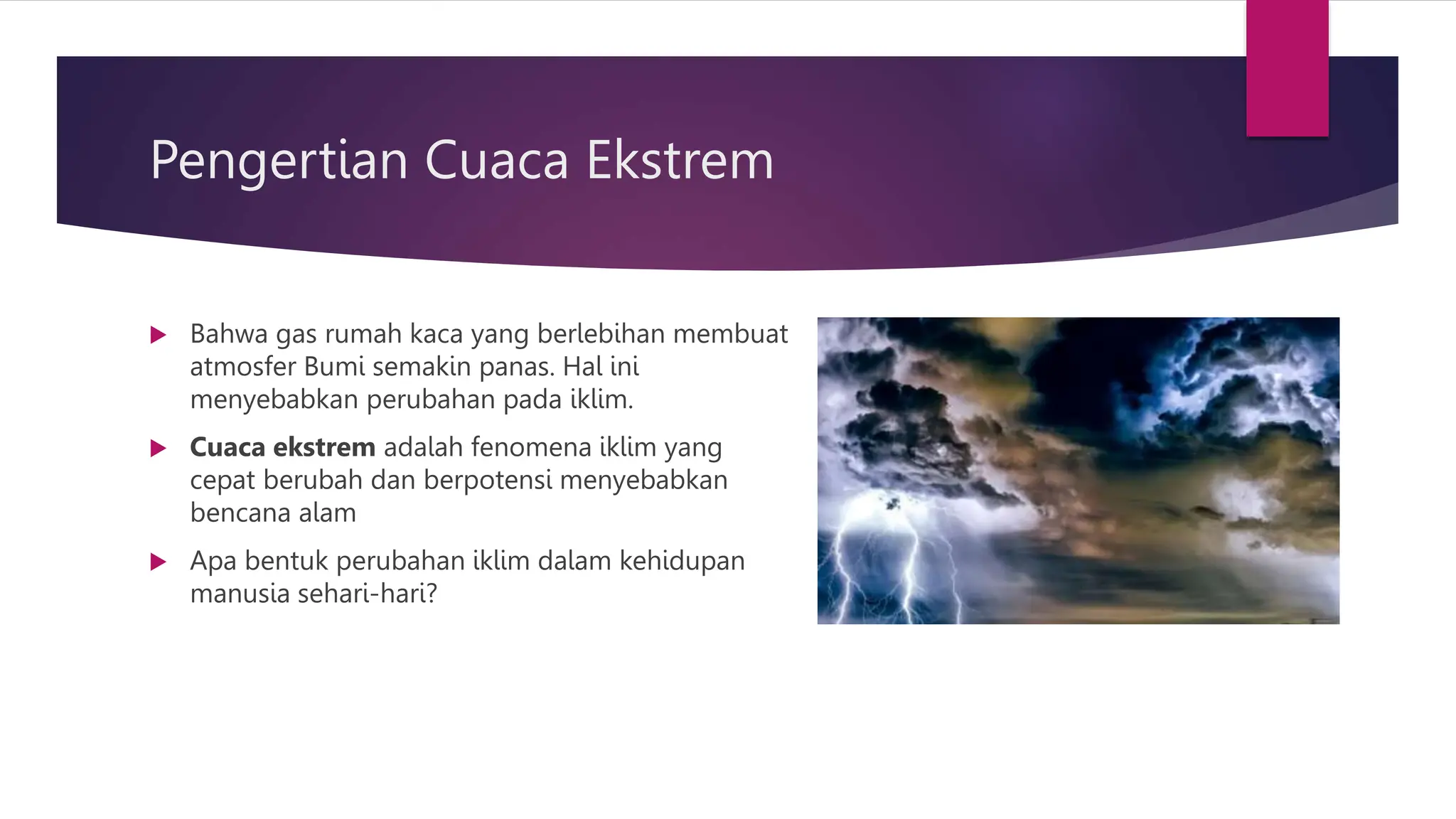 EFEK GAS RUMAH KACA PROJEK PENGUATAN PROFIL PELAJAR PANCASILA | PPT