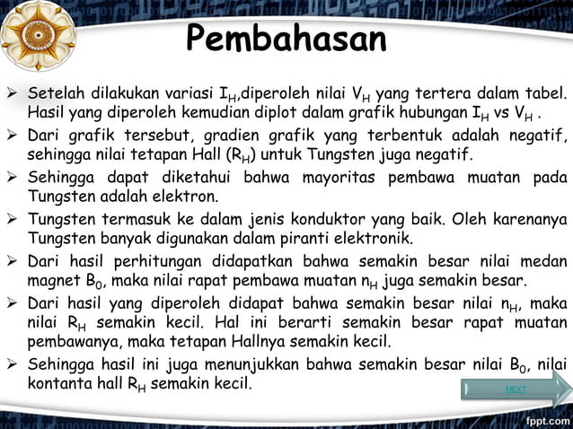 Efek hall ugm2014 | PDF