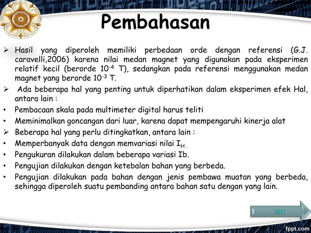 Efek hall ugm2014 | PDF