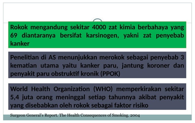 Efek rokok terhadap kesehatan. bahaya... | PPT