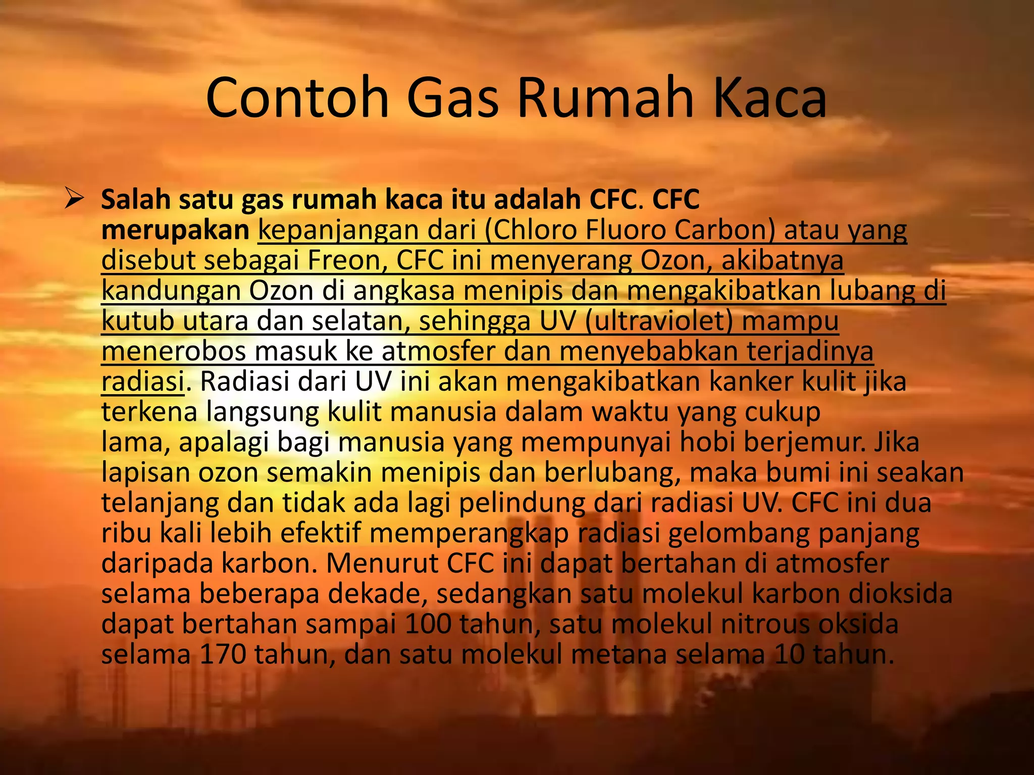 Efek rumah kaca | PPTX