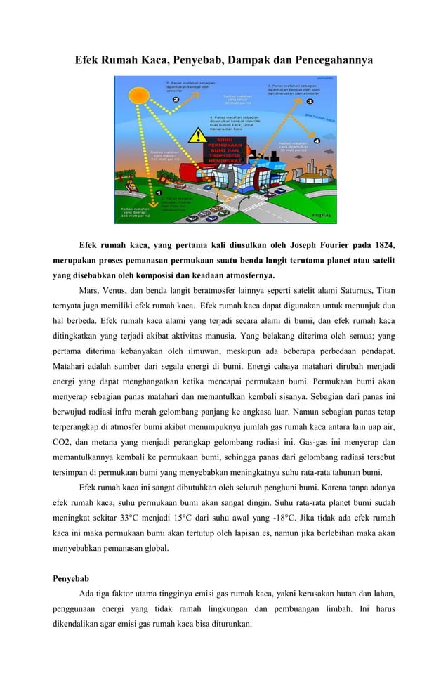 EFEK RUMAH KACA | PDF