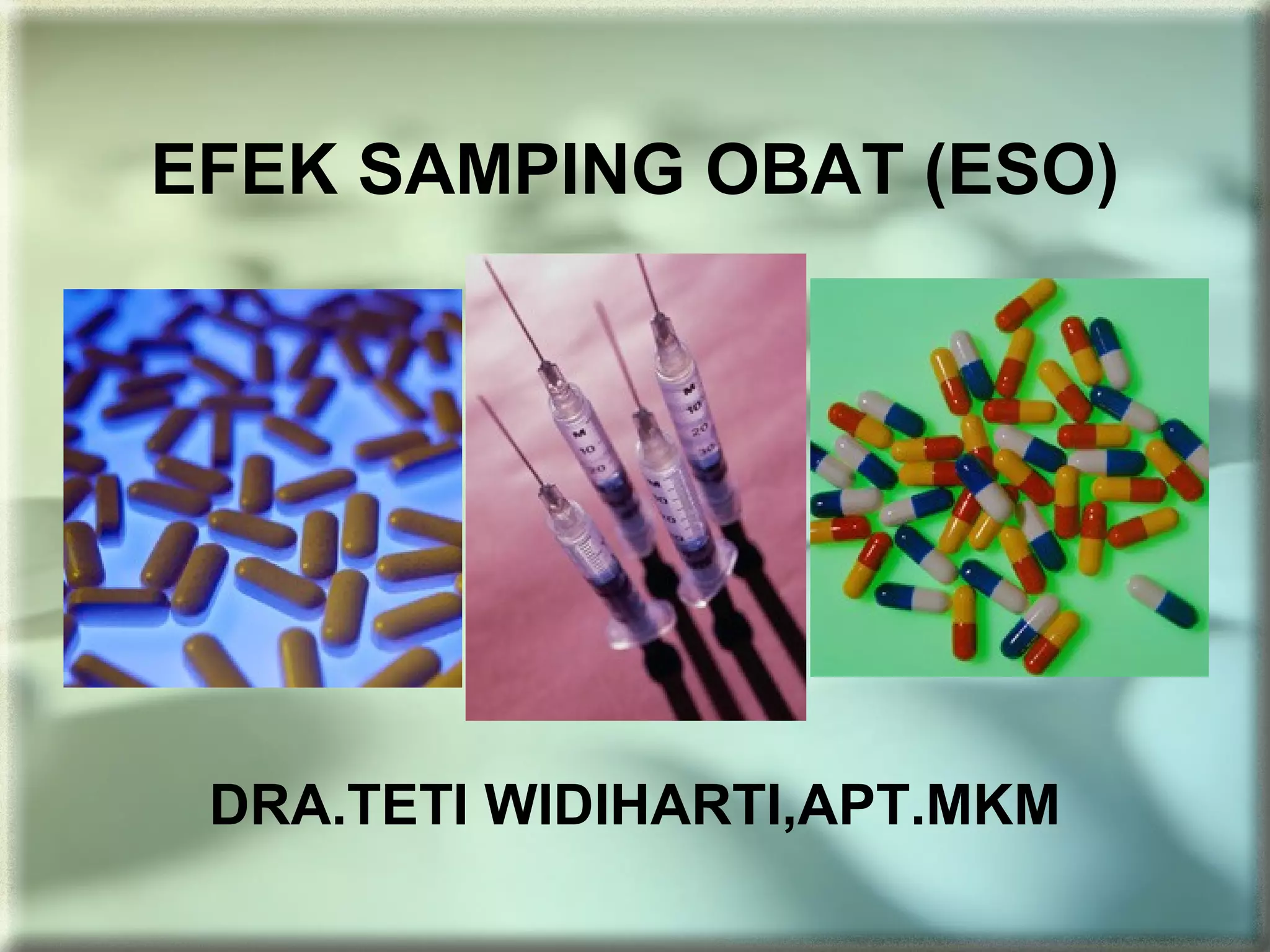 Efek samping obat | PPT