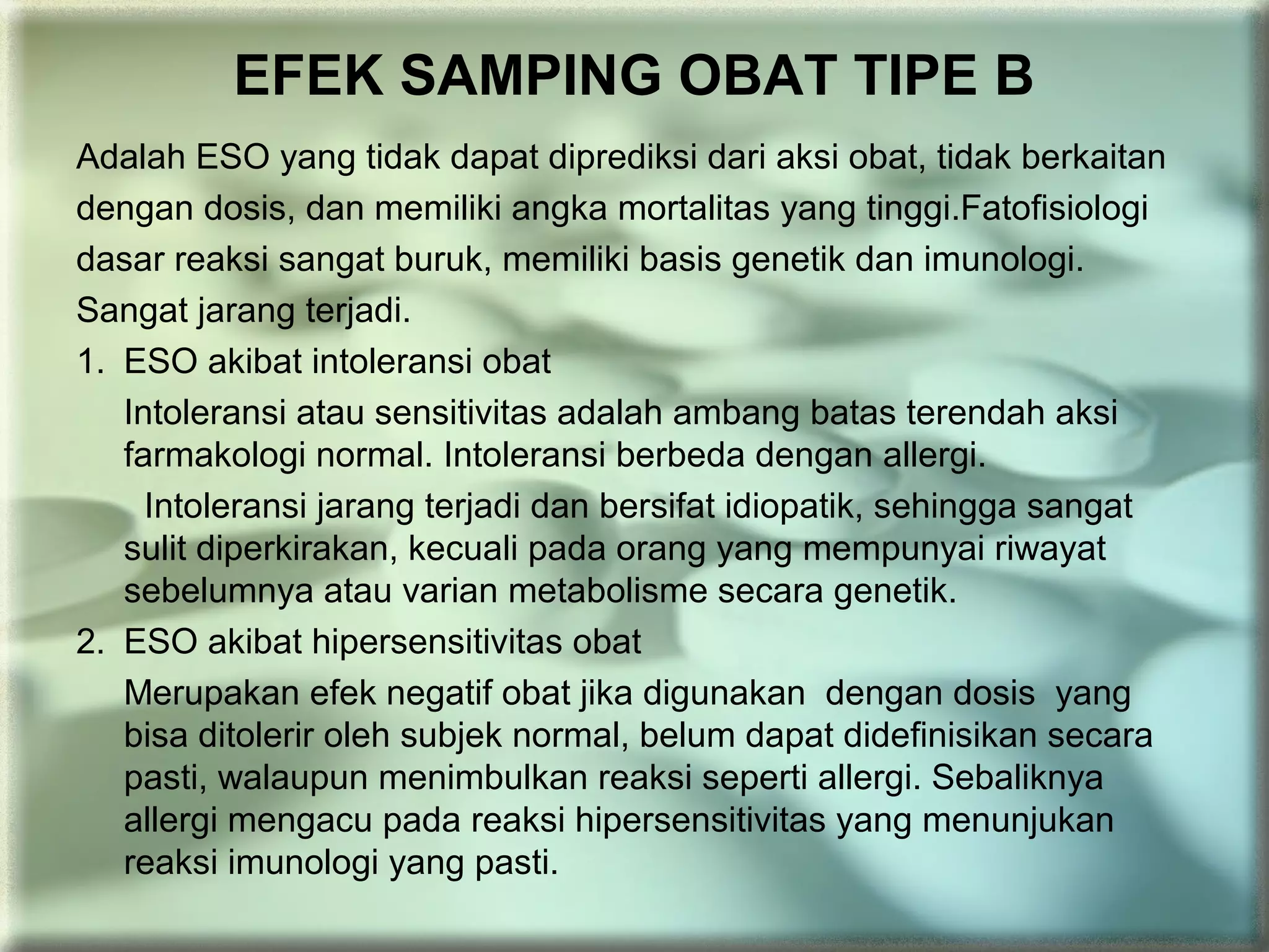 Efek samping obat | PPT