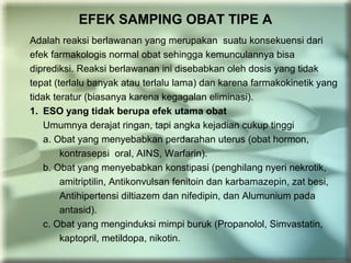 Efek samping obat | PPT