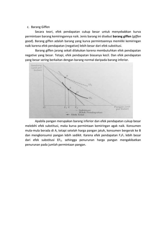 Efek substitusi dan pendapatan | DOCX