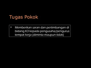 Peranan Tim P2K3 dalam Menjalankan SMK3.ppt
