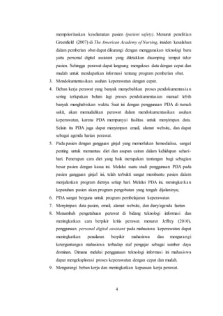 Efektifitas dalam penerapan teknologi pda (personal digital assistant ...