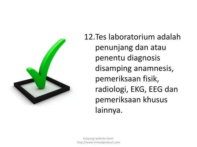 Efektivitas tes laboratorium | PPT