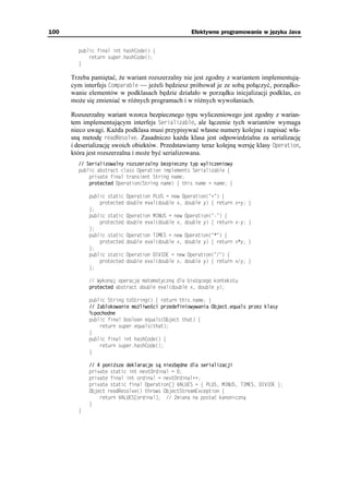 Efektywne programowanie w języku Java | PDF