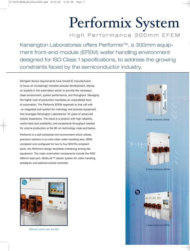 Performix System - High Performance 300mm EFEM | PDF | Business ...
