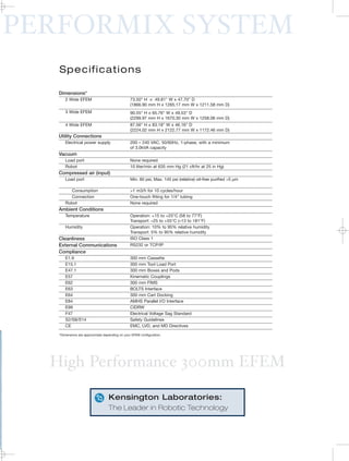 Performix System - High Performance 300mm EFEM | PDF