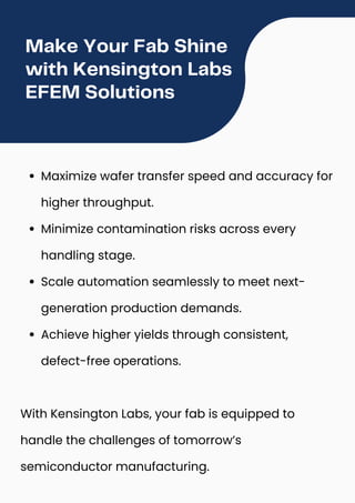 EFEM: The Backbone of Front-End Semiconductor Automation | PDF
