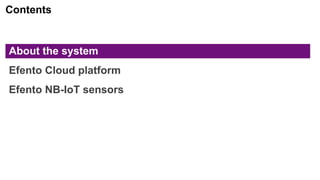 Efento Cloud - online monitoring of physical values with NB-IoT ...